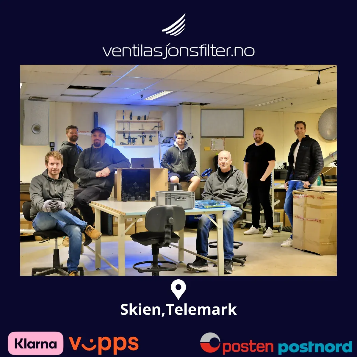 Villavent VX200 og VVX250 -Enkelt posefilter - Ventilasjonsfilter.no